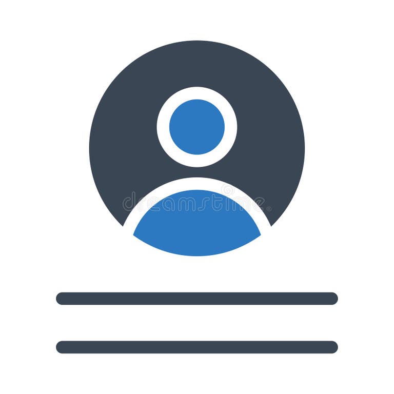 User glyph color icon stock illustration. Illustration of communication ...