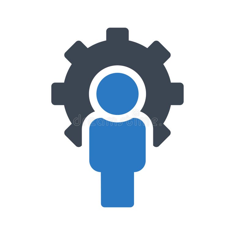 User Glyph Color Vector Icon Stock Vector - Illustration of sign ...