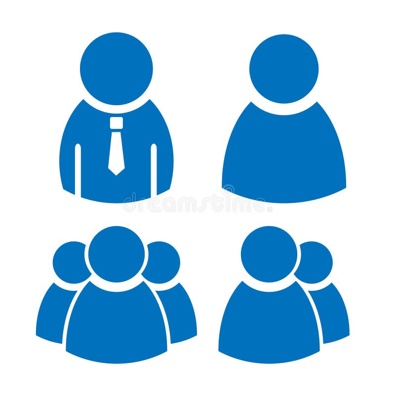 User icons set stock vector. Illustration of communication - 24407394