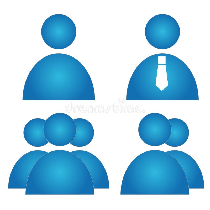 User icons set stock vector. Illustration of communication - 24407394