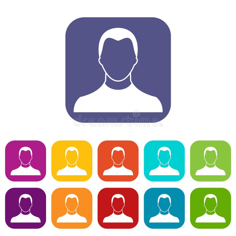 User icons 9 set stock vector. Illustration of business - 96080753