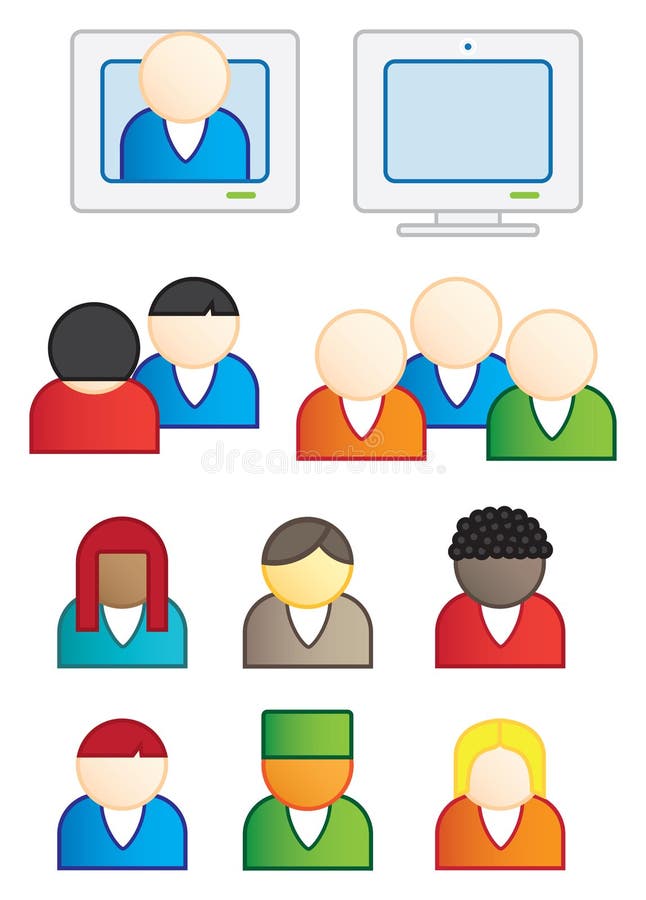 User avatar icons vector stock vector. Illustration of icons - 10255796