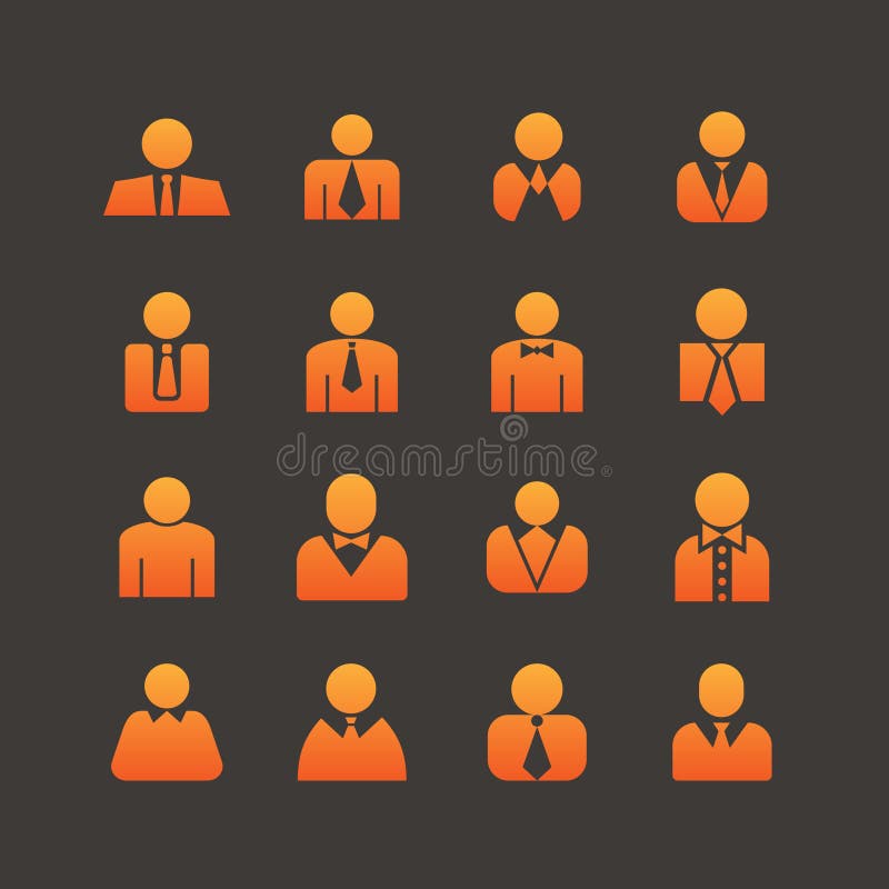 User icons stock vector. Illustration of icons, internet - 45928574