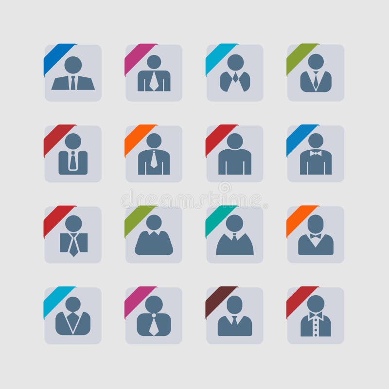 User icons stock vector. Illustration of element, character - 45928666