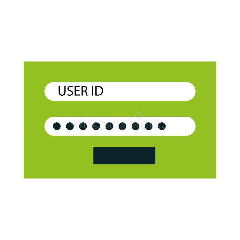 User id and password icon stock illustration. Illustration of email ...