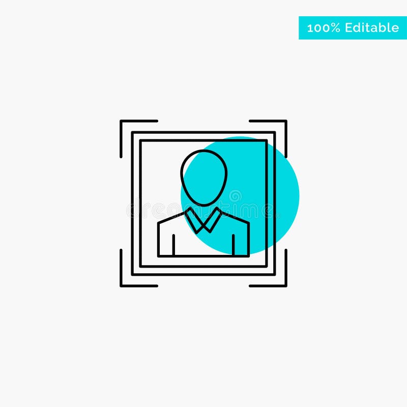User, User ID, Id, Profile Image Turquoise Highlight Circle Point ...