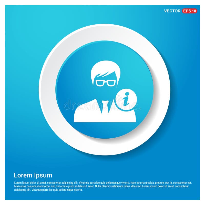 User Info Icon stock vector. Illustration of user, concept - 132399670