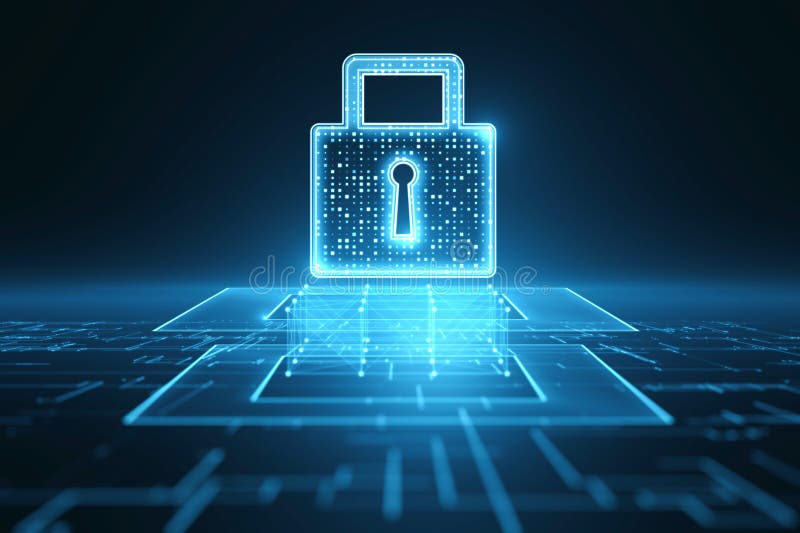 User Information Protection and Cyber Security Concept with Digital ...