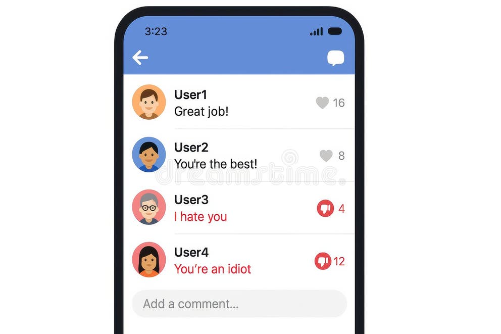 User Interactions on a Social Media Platform with Comments and Reactions Shared by Multiple ...