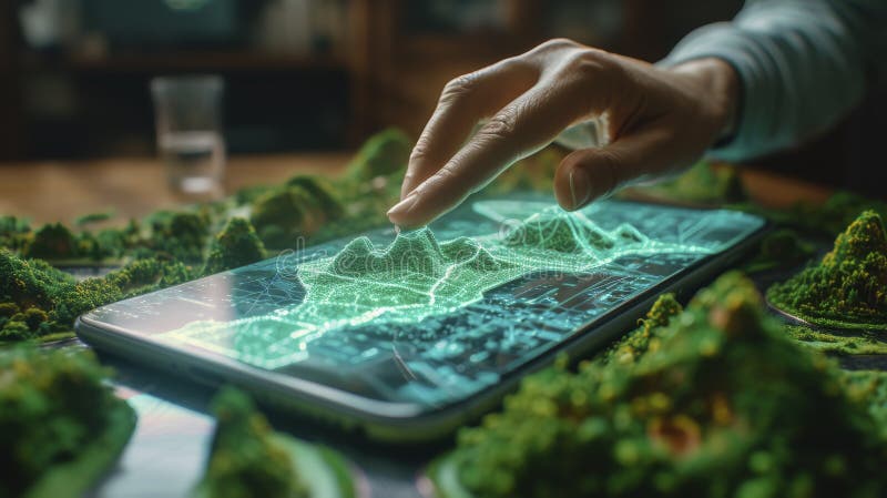 Interactive 3D Topography on Tablet Screen with User Engagement - AI ...