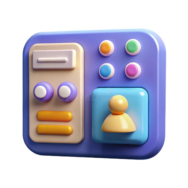 User Interface Background Representing Digital Web Design and Modern ...