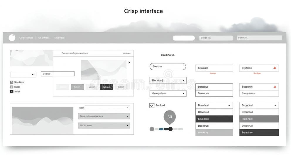 User Interface Design Featuring a Clean, Minimalist Layout with a ...