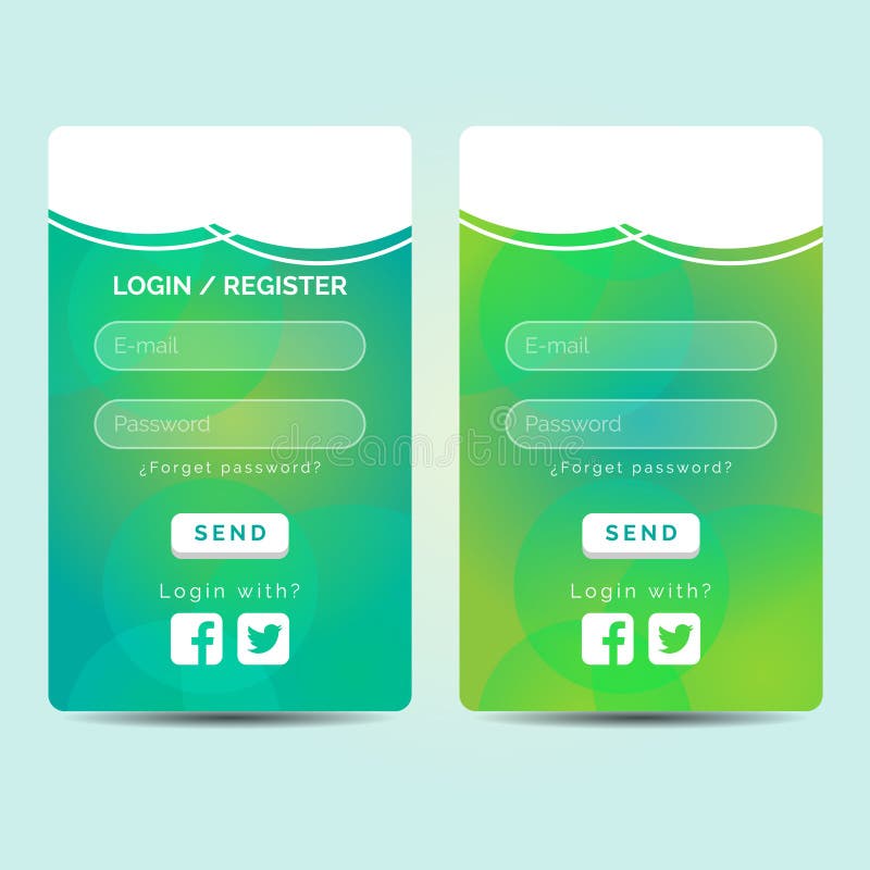 Minimal Green Circles Template Stock Illustrations – 1,892 Minimal ...