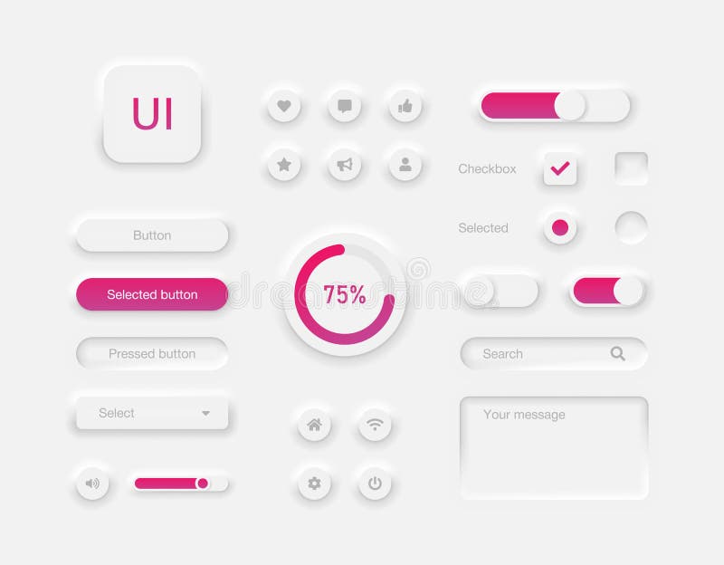Ux Screen Navigation Buttons Stock Illustrations – 84 Ux Screen ...