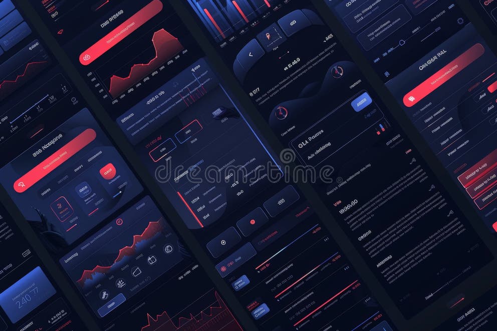 User Interface Elements for Finance Mobile App. Financial Analytics ...