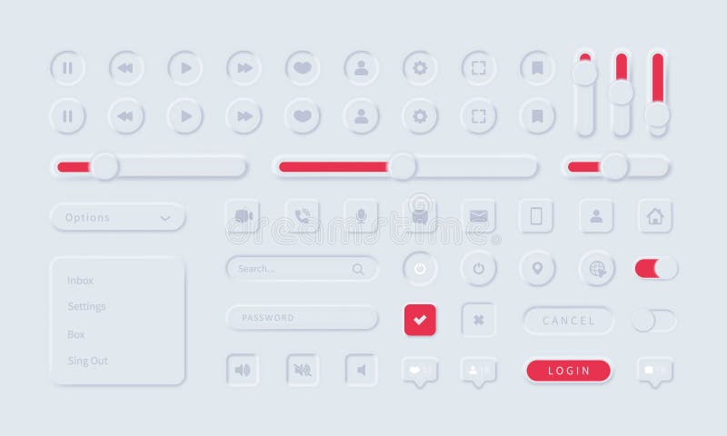 Neumorphism Ui Kit Stock Illustrations – 616 Neumorphism Ui Kit Stock Illustrations, Vectors ...