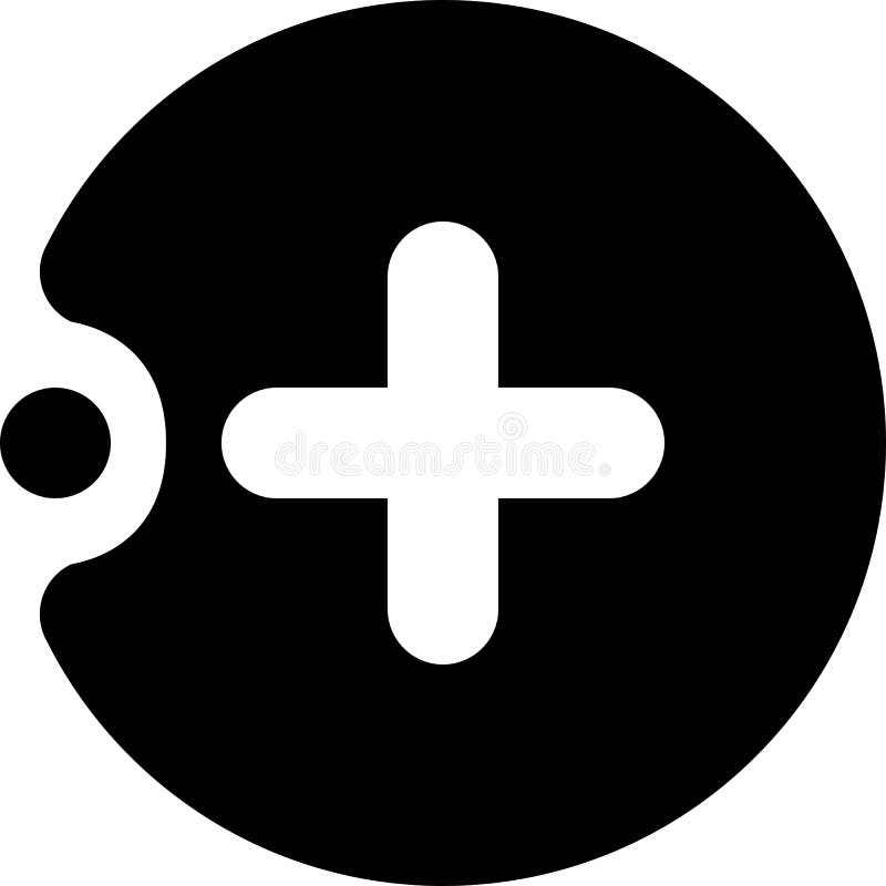 Add Glyph Style Icon Design Symbol and Illustration Vector Stock Vector ...