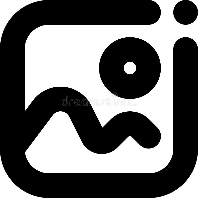 Image Glyph Style Icon Design Symbol and Illustration Vector Stock ...