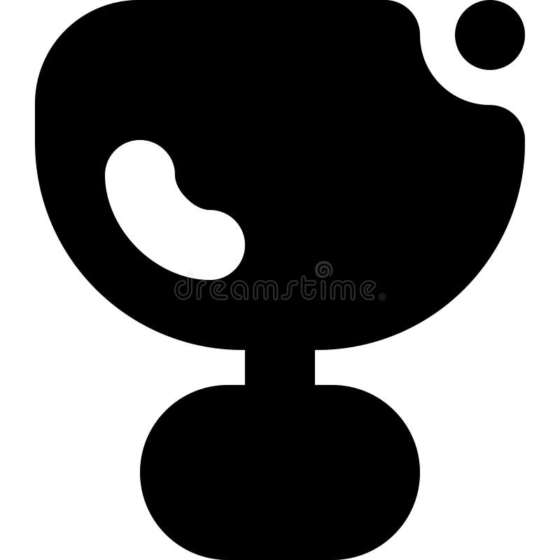 Trophy Glyph Style Icon Design Symbol and Illustration Vector Stock ...