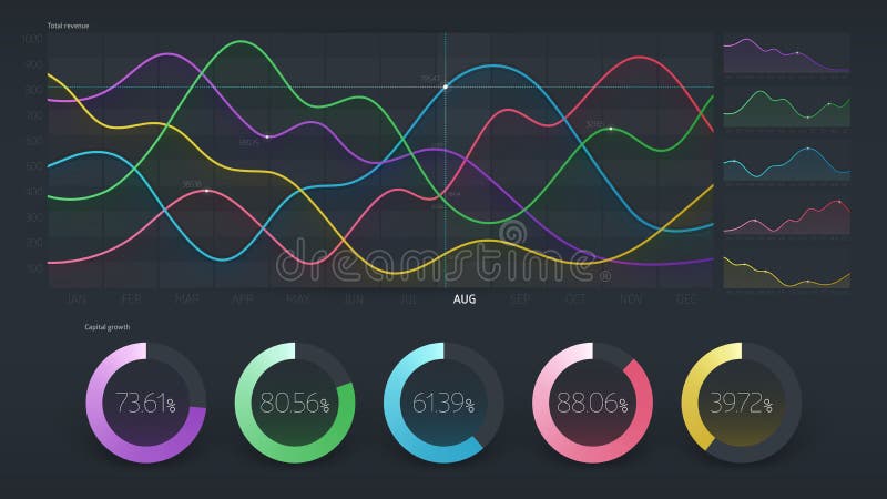 User Interface with Infographic Dashboard. Annual Report Visualization ... User Interface with Infographic Dashboard. Annual Report Visualization ...