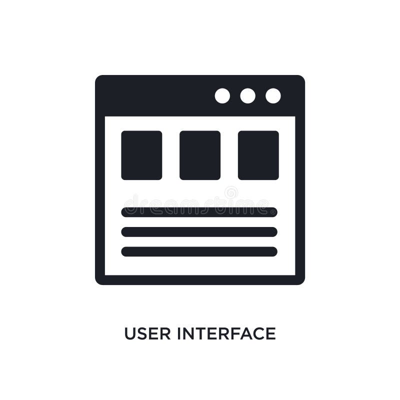 User Interface Isolated Icon. Simple Element Illustration from ...