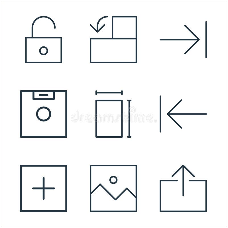File Upload Icon Vector from Px Network and Communication Concept. Thin ...