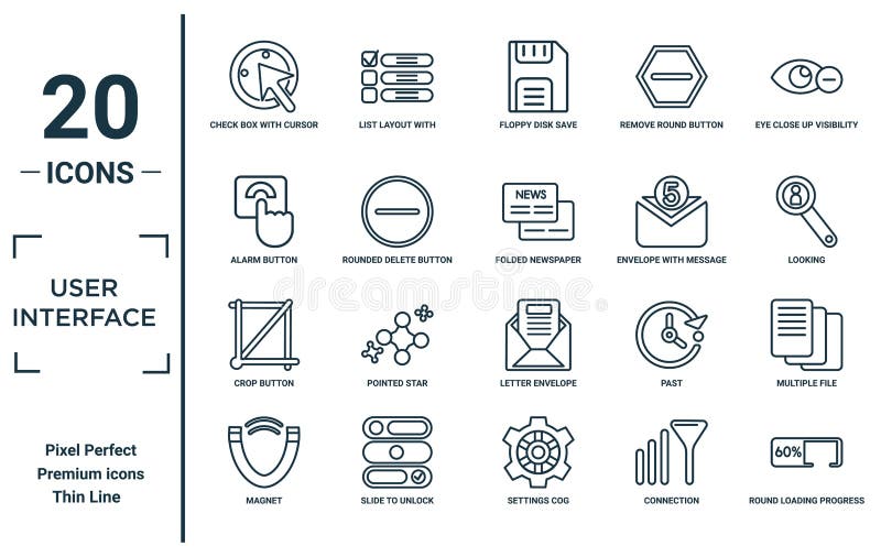 Round Loading Bar with Filled from 1 To 20 Segments. Progress, Waiting or Loading Symbols Set ...