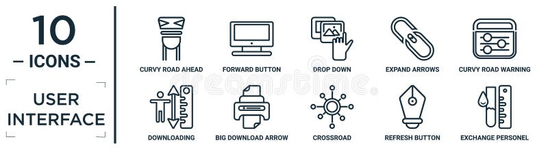 Curvy Arrow Doodle stock illustration. Illustration of doodle - 118688721