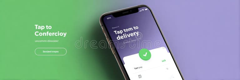 User Interface Mockup Featuring a Delivery Confirmation Button in a ...