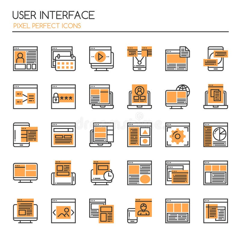 User Interface stock illustration. Illustration of mobile - 94655580