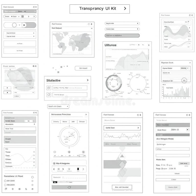 User Interface Design Kit Stock Illustrations – 25,197 User Interface ...