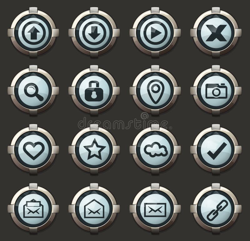 User Interface icons set stock vector. Illustration of business - 134628491 User Interface icons set stock vector. Illustration of business - 134628491