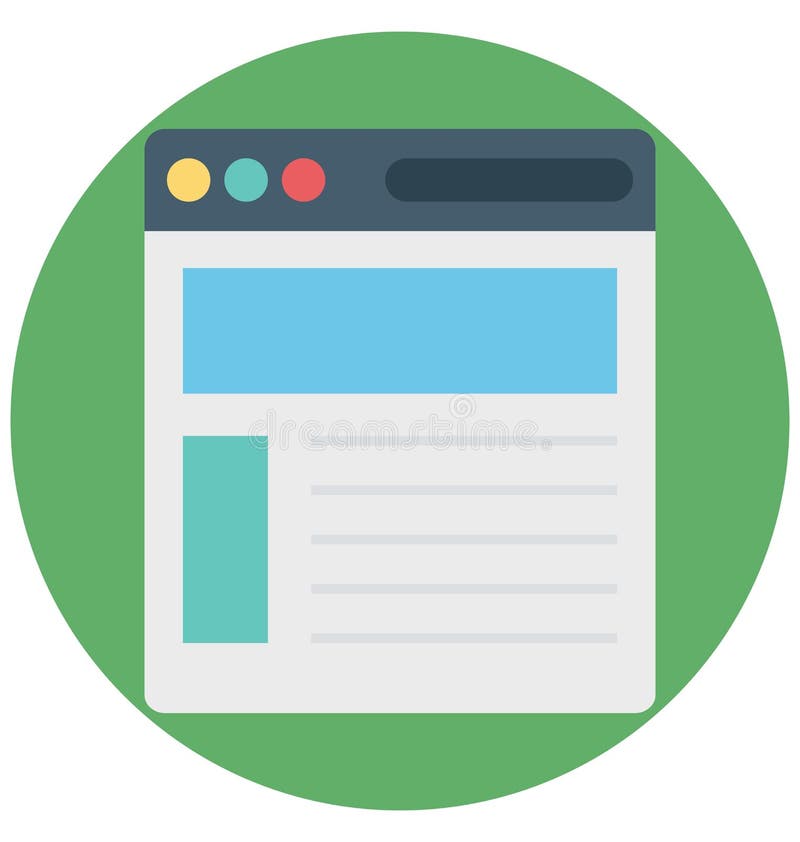 User Interface Web Design Isolated Vector Icons That Can Be Easily