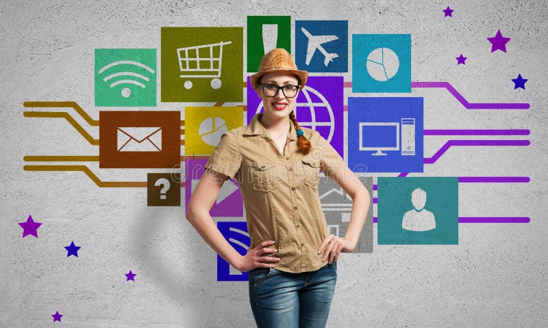 User interface stock image. Image of device, user, mobile - 281819897