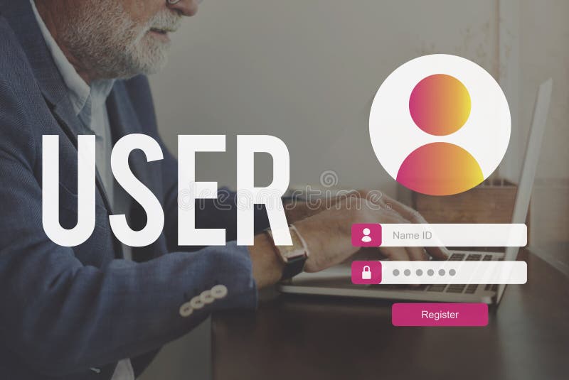 User Internet Sign in Privacy Concept Stock Photo - Image of online ...