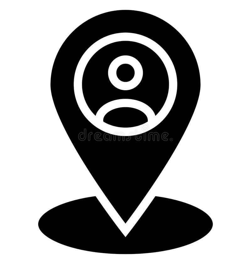 User Location Isolated Vector Icon that Can Be Easily Modified or ... User Location Isolated Vector Icon that Can Be Easily Modified or ...