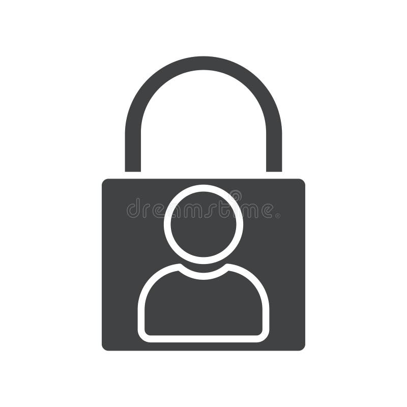 User Lock Icon Group Symbol or Sign Vector Stock Illustration ...