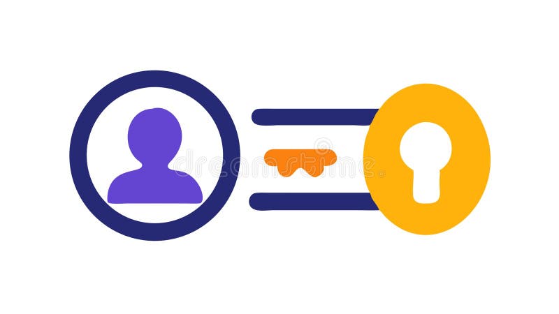 User Login Account Security Icon Illustration, Vector Design Generative ...