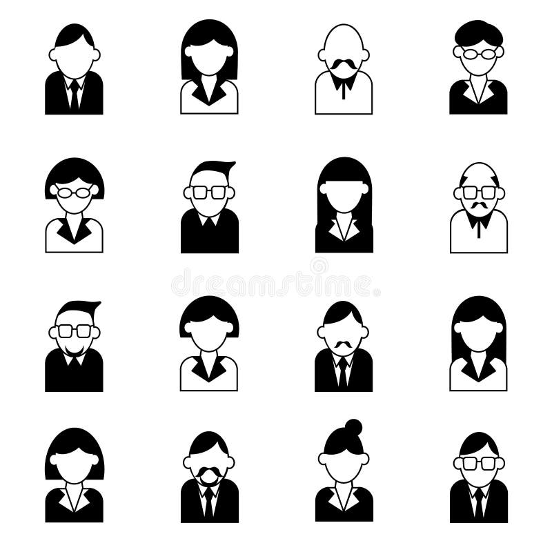 User Management Icon Set Vector Illustration Stock Vector ...