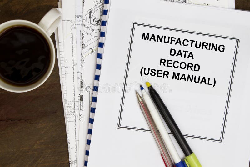 User manual stock photo. Image of machine, engineering - 25352246