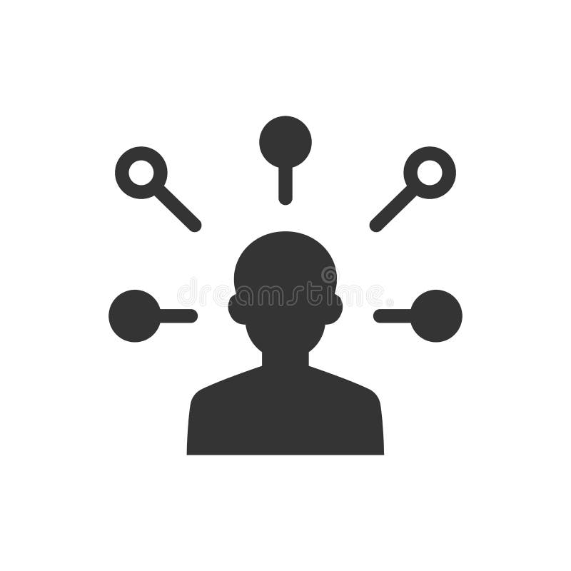 User Network Icon stock vector. Illustration of icon - 184355184