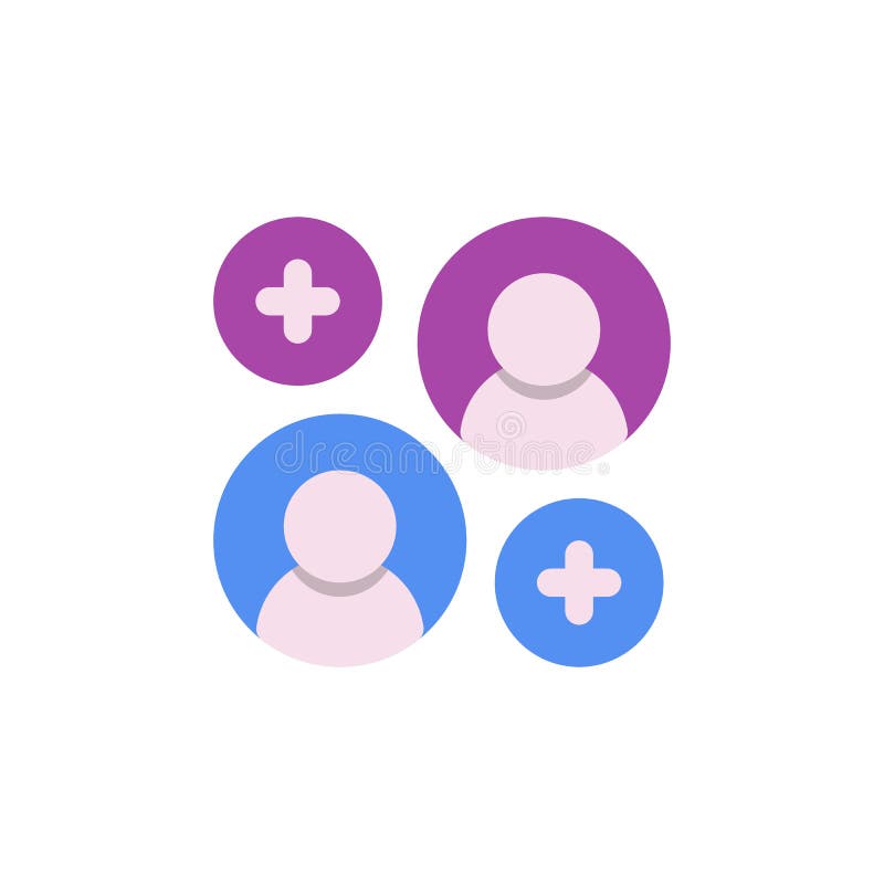 User Online Avatar Flat Icon, Logo, Vector Stock Vector - Illustration ...