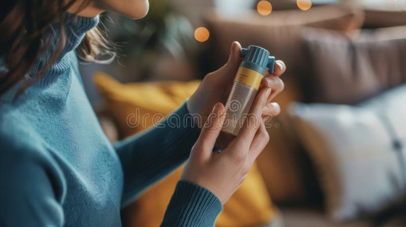 A User Opening Their Inhaler To Replace the Filter Which Can Be Easily ...