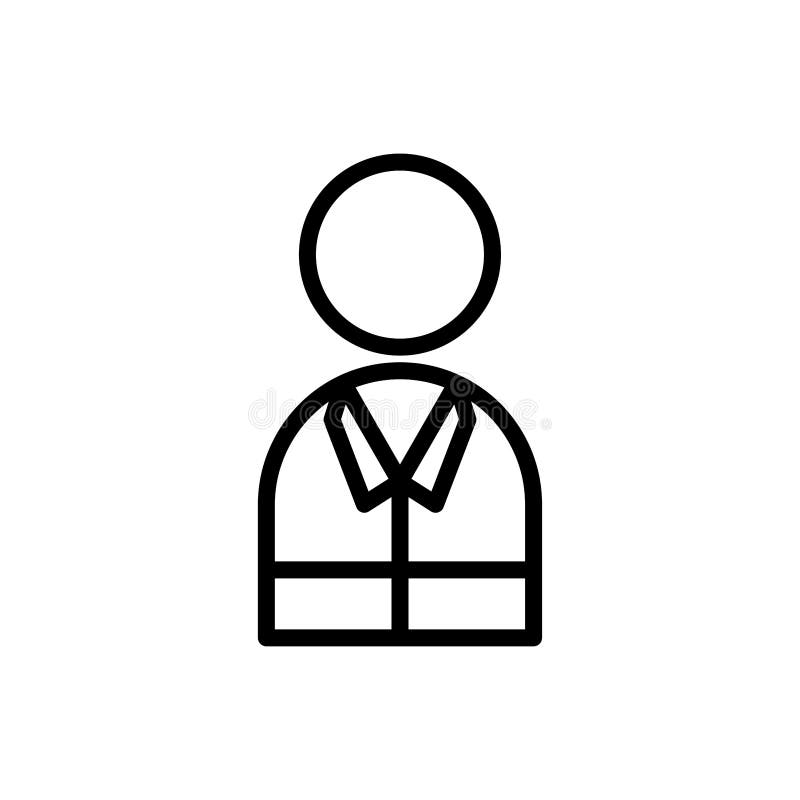 User Outline Icon. Vector Illustration Stock Illustration ...