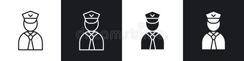 User pilot icon stock illustration. Illustration of white - 341335798