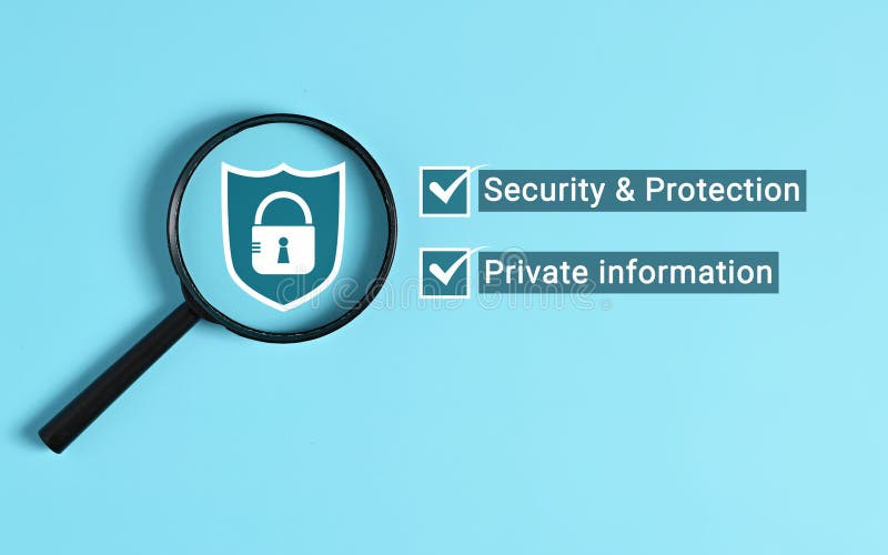 User with Privacy Security and Encryption, Cybersecurity Concept Stock ...