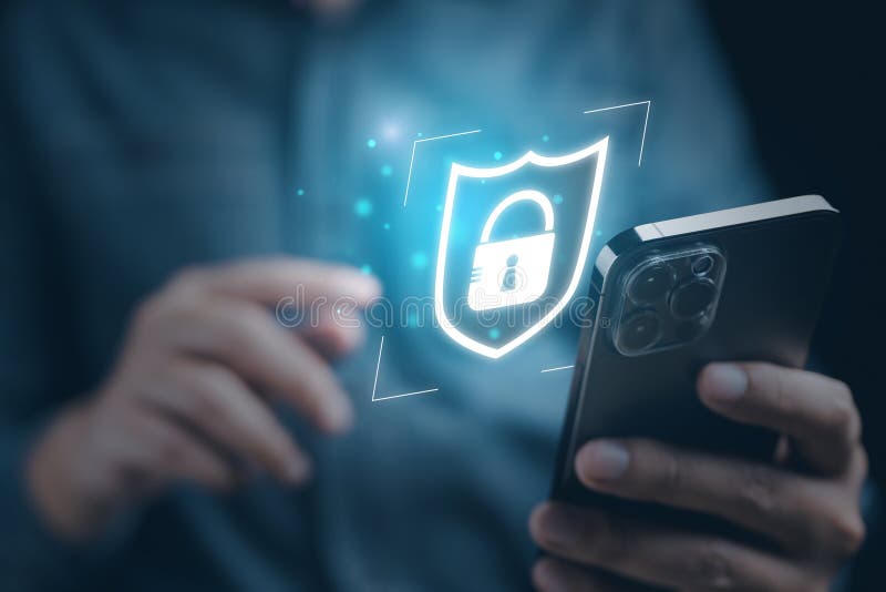 User with Privacy Security and Encryption, Cybersecurity Concept Stock ...