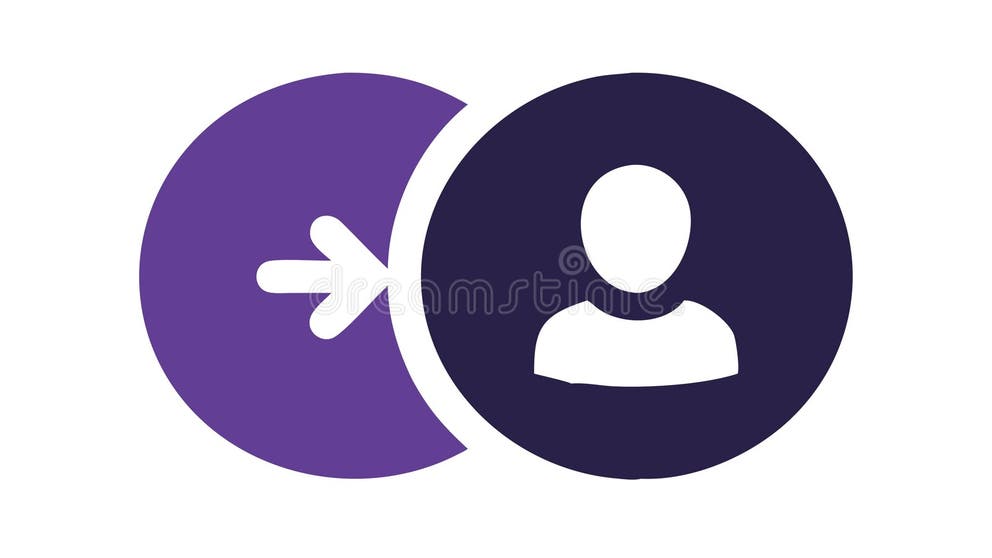 User Profile with Back Arrow Icon for Previous Step, Vector Design Generative AI Stock Vector ...