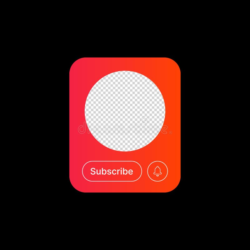 User Profile Banner Illustration. Social Media UI. Empty Circle for ...