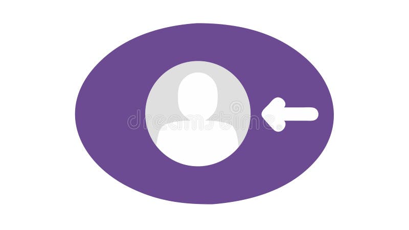 User Profile with Exit Arrow Icon for Logout, Vector Design Generative ...